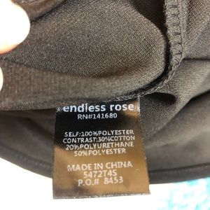 Endless Rose | Tops | Endless Rose Mesh And Leather Sleeved Top | Poshmark